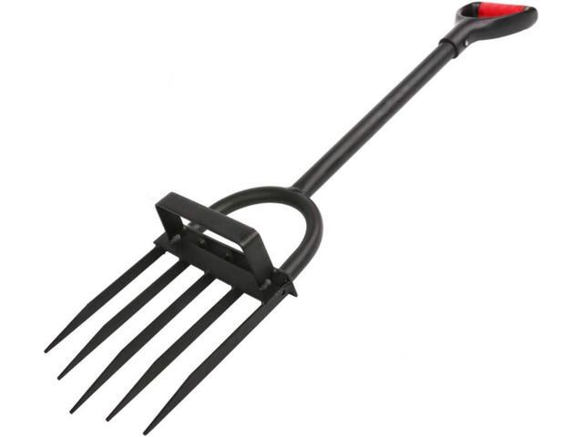 Click here for 5-Tine Heavy Duty Pitch Fork for Gardening - Long... prices