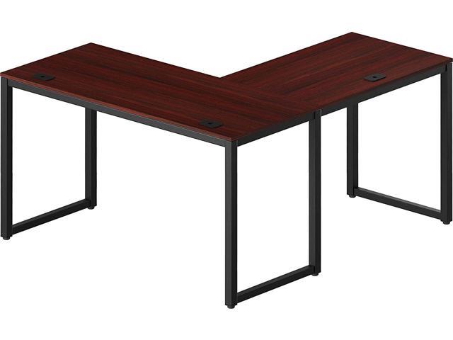 Click here for SHW L Shaped Corner Office Computer Desk  Black Ch... prices