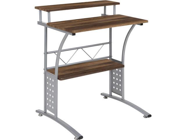 Click here for Flash Furniture Clifton Rustic Walnut Computer Des... prices
