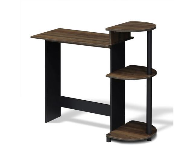 Click here for Furinno Compact Computer Desk with Shelves  Round... prices