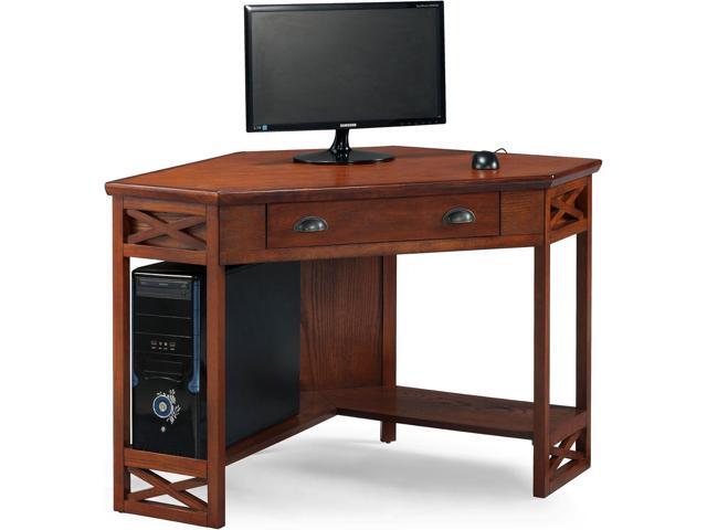 Click here for Leick Home Corner Computer and Writing Desk  Oak F... prices