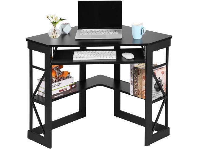 Click here for VECELO Corner Computer Desk 41 x 30 inches with Sm... prices