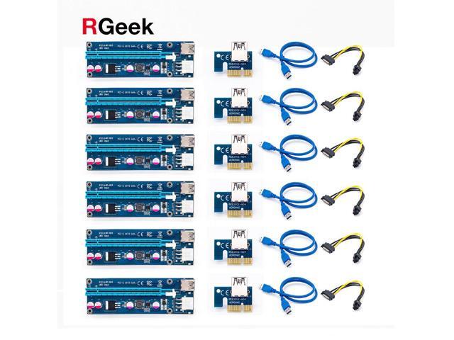 Click here for 6pcs Golden VER009 USB 3.0 PCI-E pcie Riser VER 00... prices