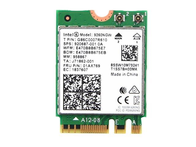 Click here for Dual Band Wireless-AC 9260 Intel 9260NGW NGFF 802.... prices