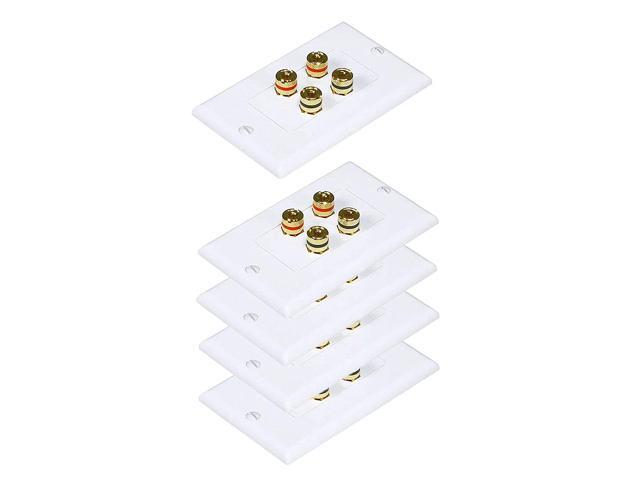 Click here for iMBAPrice Premium 4 Connector Banana Wall Plate -... prices