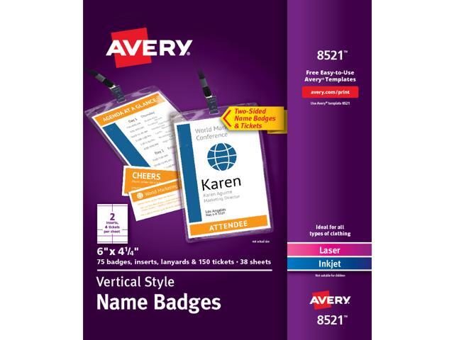 Click here for Avery Vertical Name Badges & Tickets  Durable Plas... prices