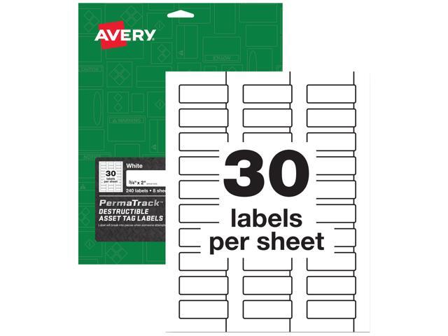 Click here for Avery PermaTrack Destructible Asset Tag Labels  3/... prices