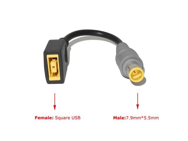 Click here for Dongle Adapter Slim Square USB Plug to 7.9x5.5mm L... prices