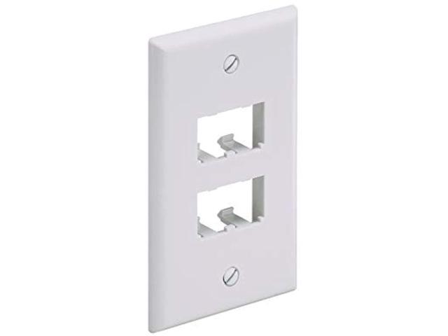 Click here for Cfp4wh 1-Gang 4-Port Faceplate  White prices