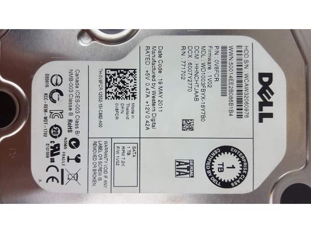 Click here for Dell Wd 1TB 7.2K RPM 3Gbp/s SATA 3.5 INCH Hard Dri... prices