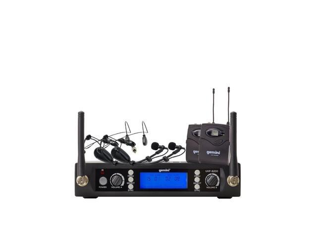 Click here for GEMINI UHF 6200HL Dual Headset Wireless System (R2... prices