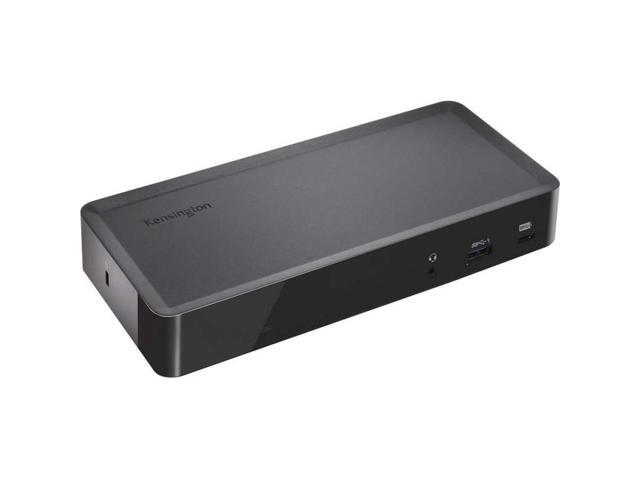 Kensington Black 38240 SD4700P USB-C & USB 3.0 5Gbps Dual 2K Docking Station w/ 135W Adapter - DP & HDMI - Win/Mac (TAA)