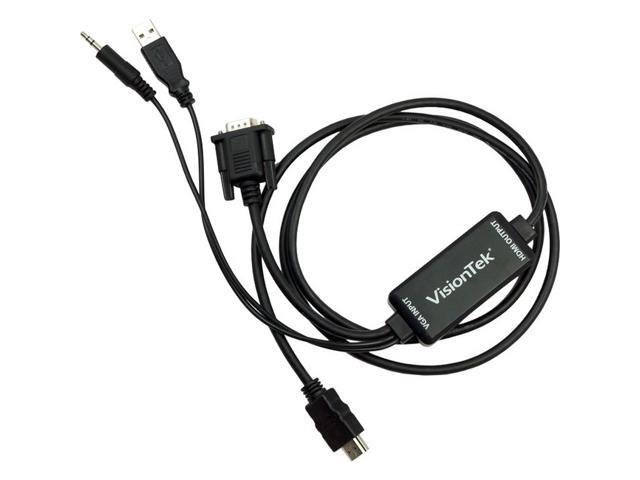 Click here for Visiontek 900824 VGA to HDMI 1.5M Active Cable (M/... prices