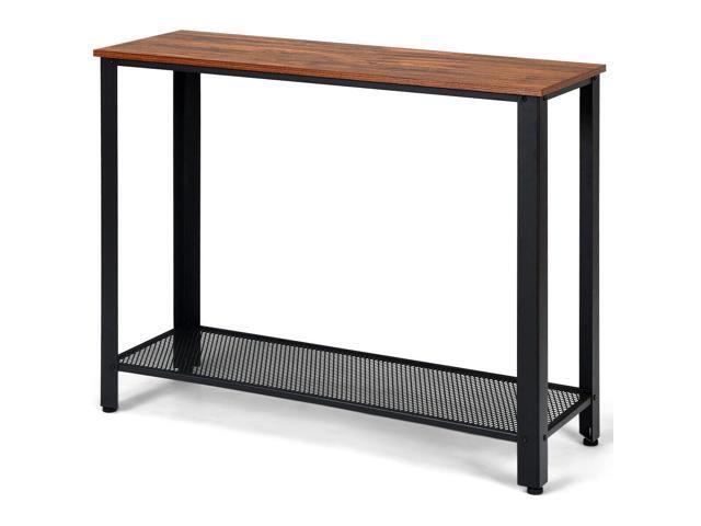 Click here for Costway Console Sofa Table W/ Storage Shelf Metal... prices