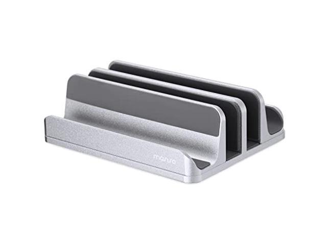 Click here for Dual-Slot Laptop Stand  Ergonomic Aluminum Vertica... prices