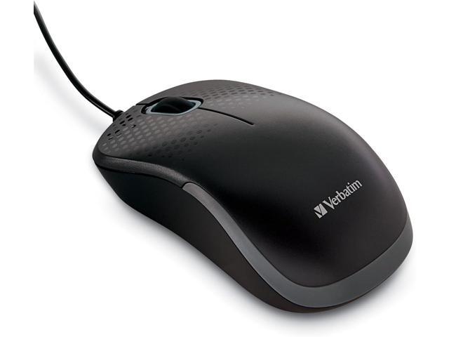 Click here for Verbatim Silent Corded Optical Mouse - Black prices