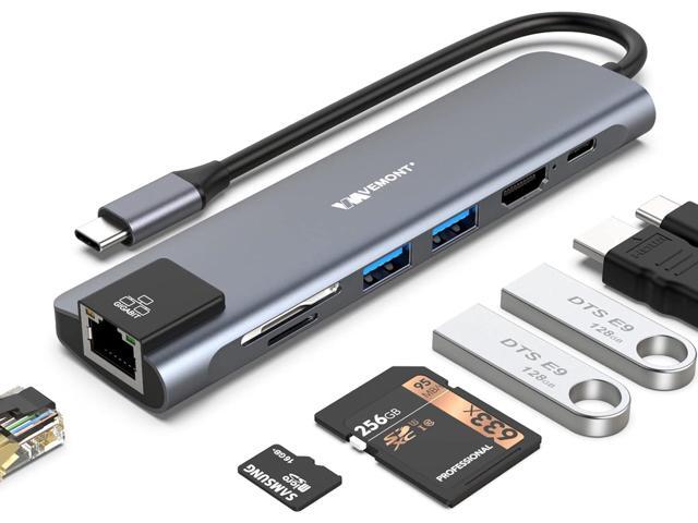 Click here for USB C Hub 7 in 1 Multiport Adapter 4K HDMI 100W Po... prices