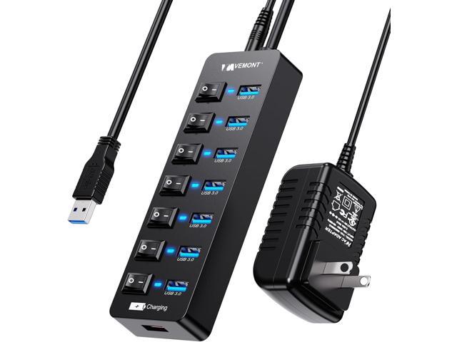 Click here for Powered USB Hub 3.0 VEMONT 7 Ports Multi USB hubs... prices