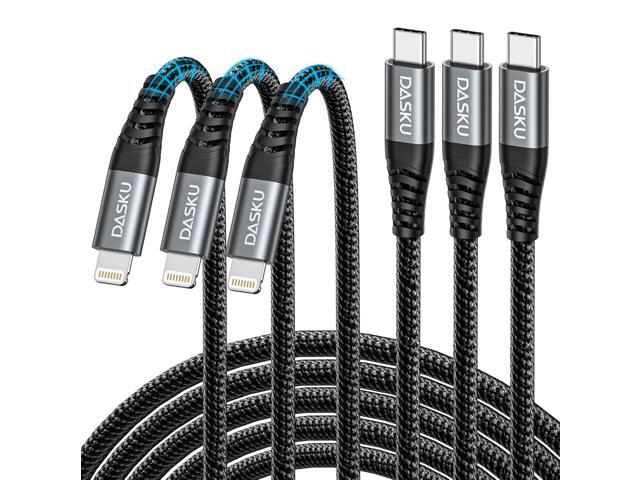 Click here for Dasku iPhone Cable Fast Charging 6FT USB C Lightni... prices