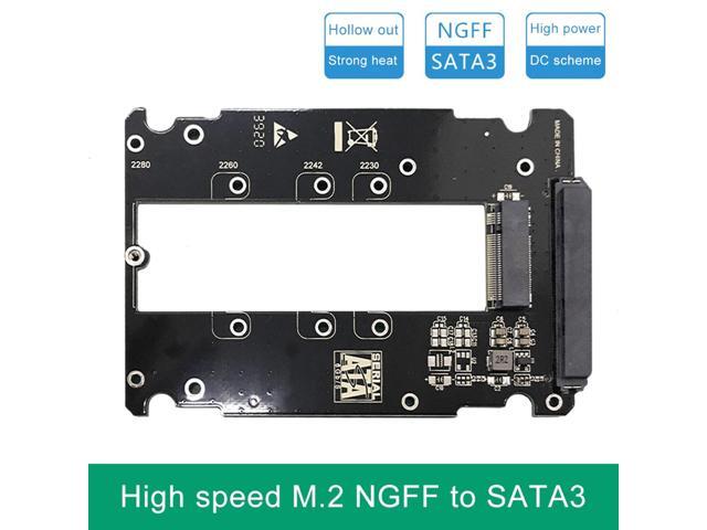 Click here for JEYI S118S M.2 NGFF to SATA Adapter Card NGFF 67PI... prices