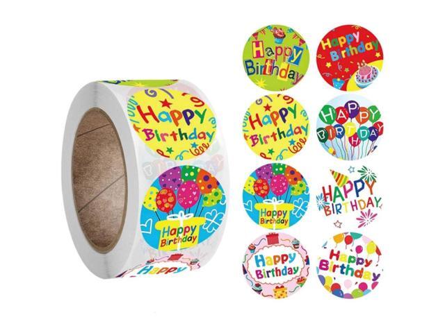 Click here for Pegatinas redondas para feliz cumpleaños  paquete... prices