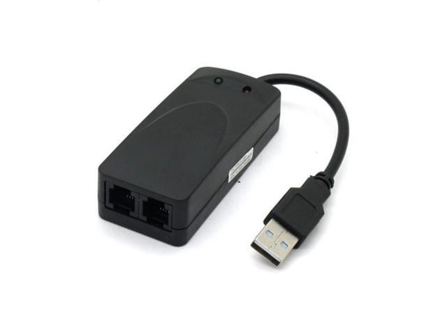 Click here for USB Fax Modem External 56K Data V9.0 2ports for Wi... prices