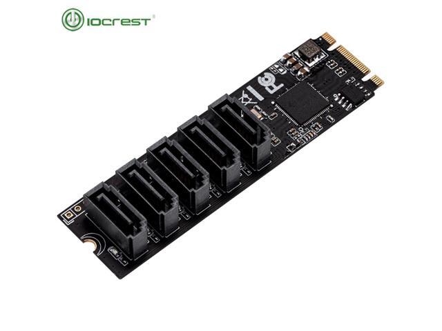 Click here for IOCREST M.2 (PCIe 3.0) to 5 Ports SATA III 6G ssd... prices
