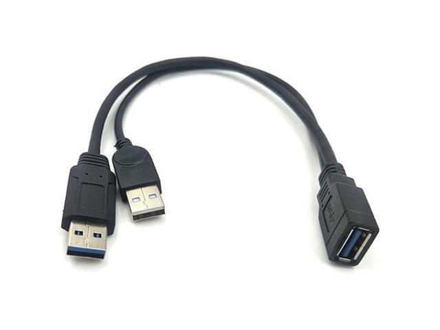 Click here for Black USB 3.0 Female to Dual USB Male Extra Power... prices