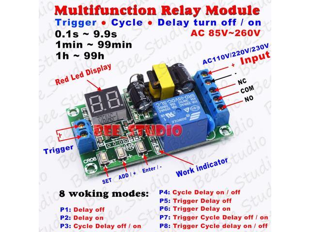 Click here for AC 110V 220V 230V Digital LED Cycle Delay turn ON/... prices
