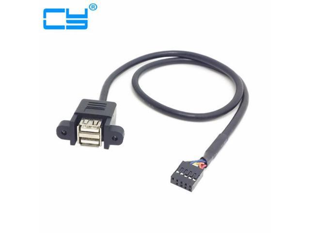 Click here for 50cm Stackable Dual USB 2.0 A Type Female to Mothe... prices