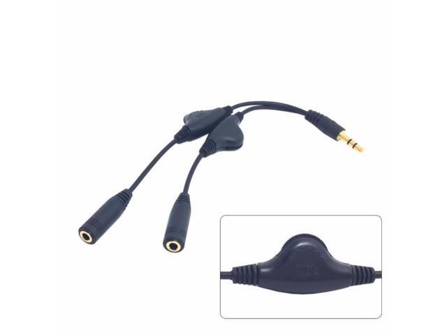 Click here for 3.5mm Stereo Male to Double 3.5mm Female Audio Hea... prices