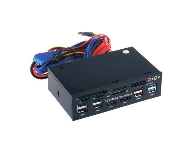 Click here for 5.25 Inch PC Media Dashboard Front Panel Audio Wit... prices