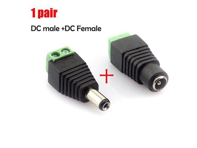 Click here for 1 Pair DC Male Female Jack Plug Connector 2.1x5.5... prices