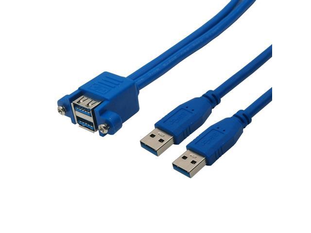 Click here for Double Port USB3.0 Male To Double USB 3.0 Female E... prices