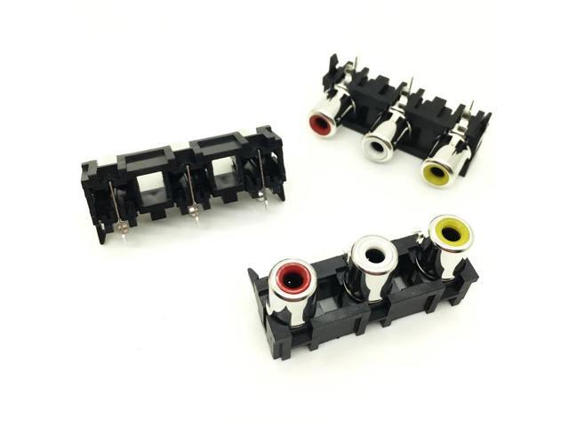 Click here for AV Three female RCA jack AV 3 RCA Cinch audio jack... prices