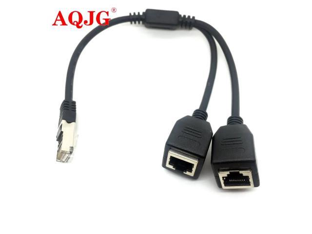 Click here for RJ45 Male to 2 Female Converter Adapter Ethernet L... prices