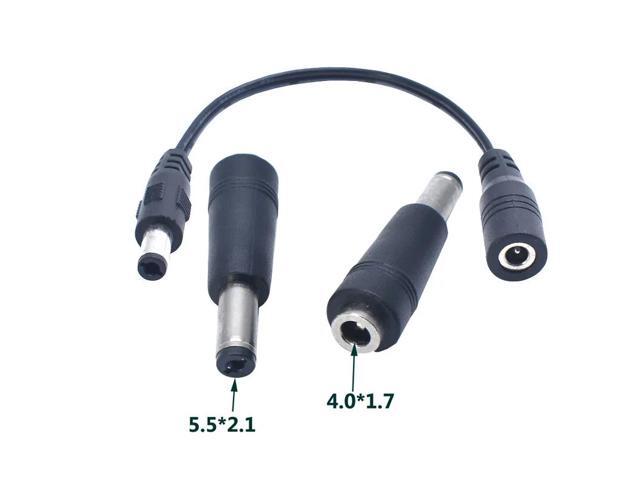 Click here for 1pcs 4.0x1.7mm female jack to 5.5x2.1mm male DC Po... prices