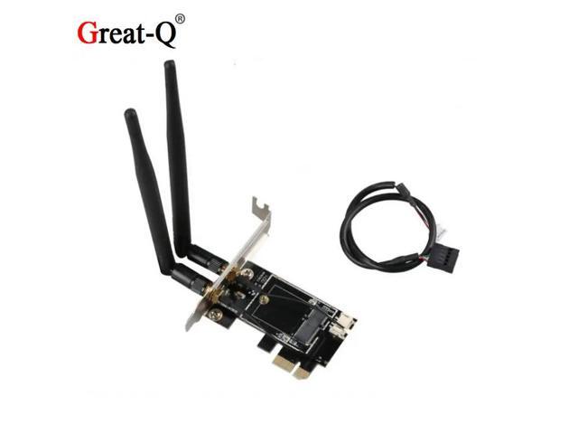 Click here for Wireless WiFi Bluetooth Network Card PCIe to M.2 E... prices