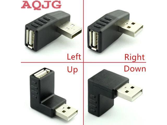 Click here for 90 degree USB 2.0 A male to female Left and right... prices