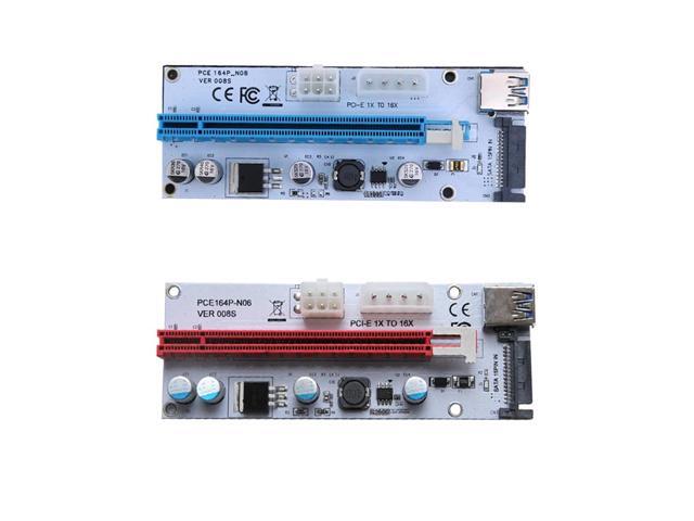 Click here for VER008S PCI-E 1X to 16X Extender 60CM PCIE Riser C... prices
