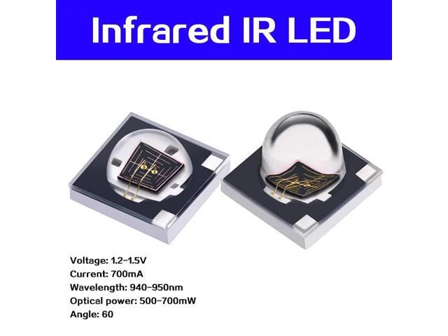 Click here for 50pcs CCTV Accessories 3535 Infrared IR LED 940-95... prices