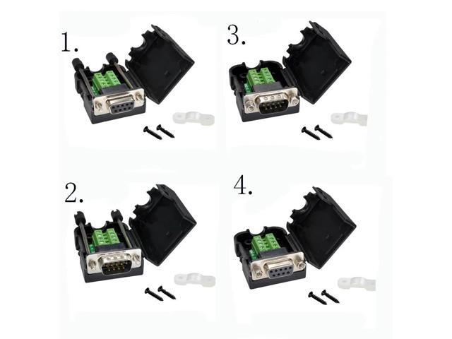 Click here for 1pcs DB9 serial COM transfer-free solder terminals... prices
