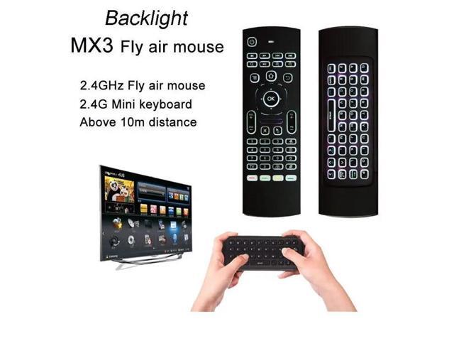 Click here for 2.4G Backlight Gyroscope Fly Air Mouse Wireless Ke... prices