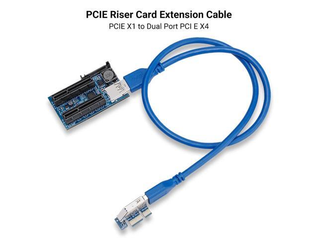 Click here for PCIE Riser Card Adapter PCIE X1 to Dual Port PCI E... prices