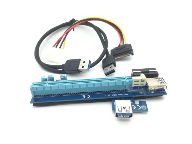 Click here for 30cm PCIe PCI-E PCI Express Riser Card 1x to 16x w... prices