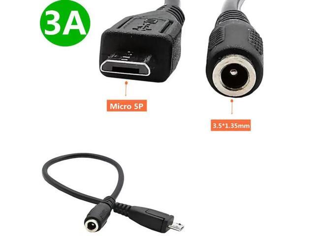 Click here for DC Power Jack Female 3.5x1.35mm to USB Micro / min... prices