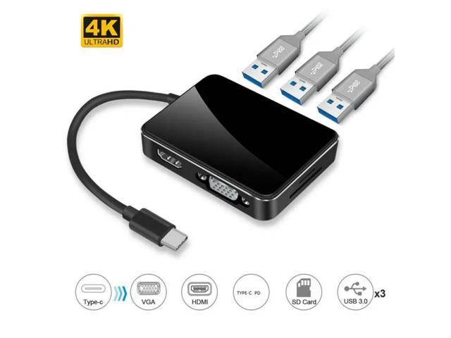 Click here for 7-in-1 USB-C HUB Type-C To HDMI+VGA+USB3.0+SD+TF S... prices