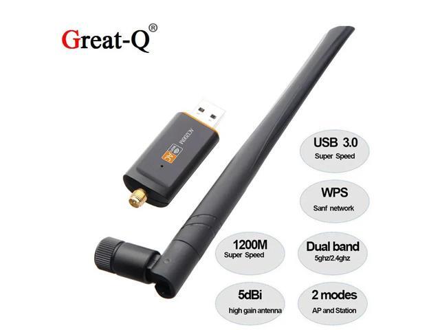 Click here for 802.11AC 1200Mbps Dual band WI-FI wireless adapter... prices
