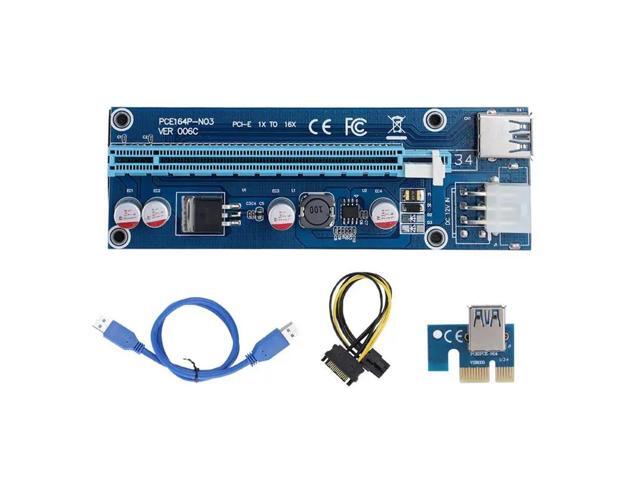 Click here for 10 Pcs PCI-E Riser Board GPU Extender Riser Card A... prices