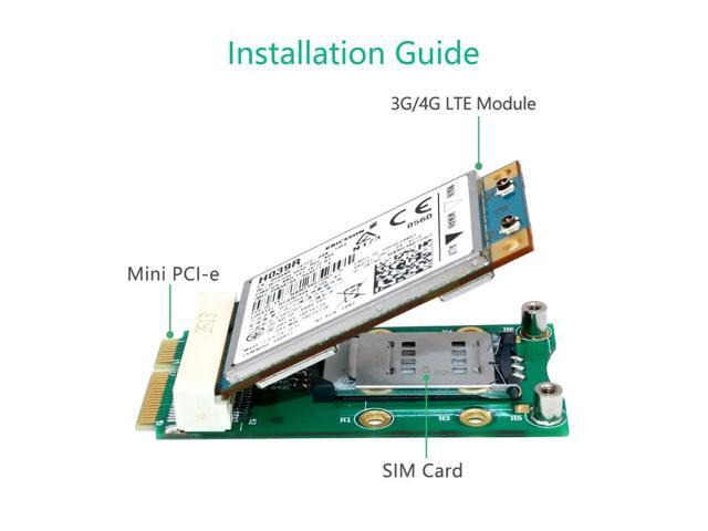Click here for Mini PCI-E Adapter with SIM Card Slot for 3G/4G WW... prices